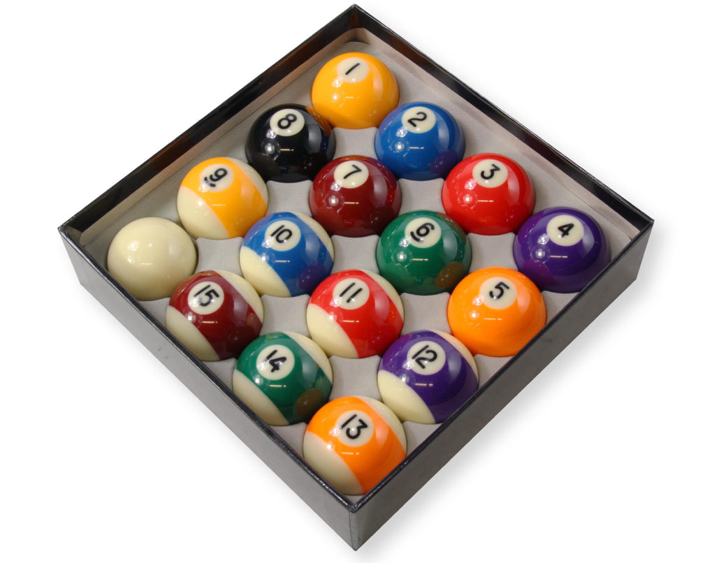 Premier Tournament Pool Balls Spots - Stripes 2" - 1 7/8" Cue Ball *Ne ...