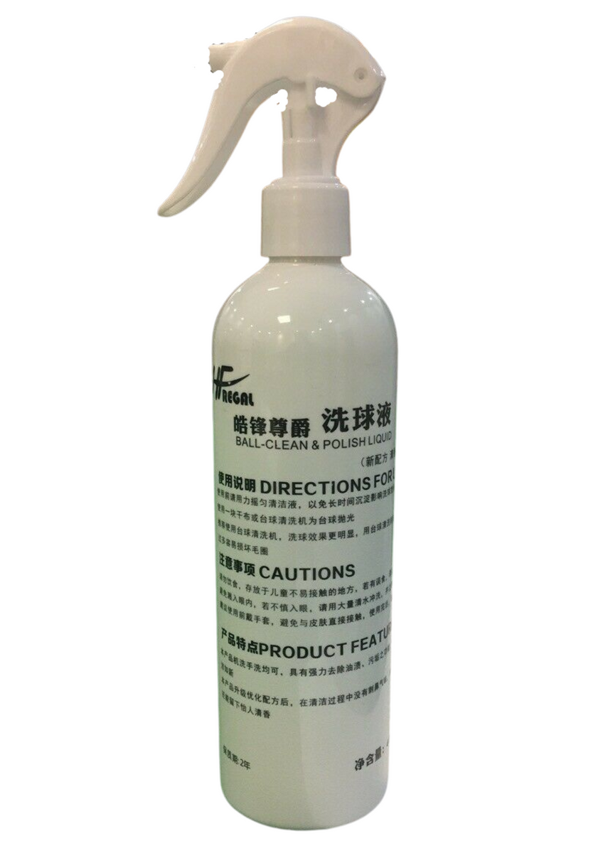 Ball Cleaner Spray fluid by Regal 400ml large – Baize Sports Supplies