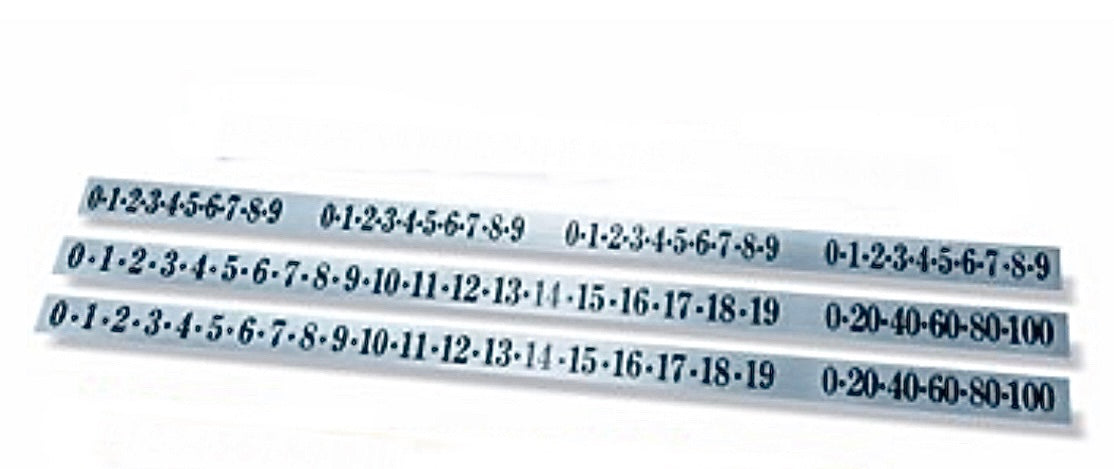 Snooker Scoreboard Numbers Vinyl Replacements Brushed Brass or Chrome ...